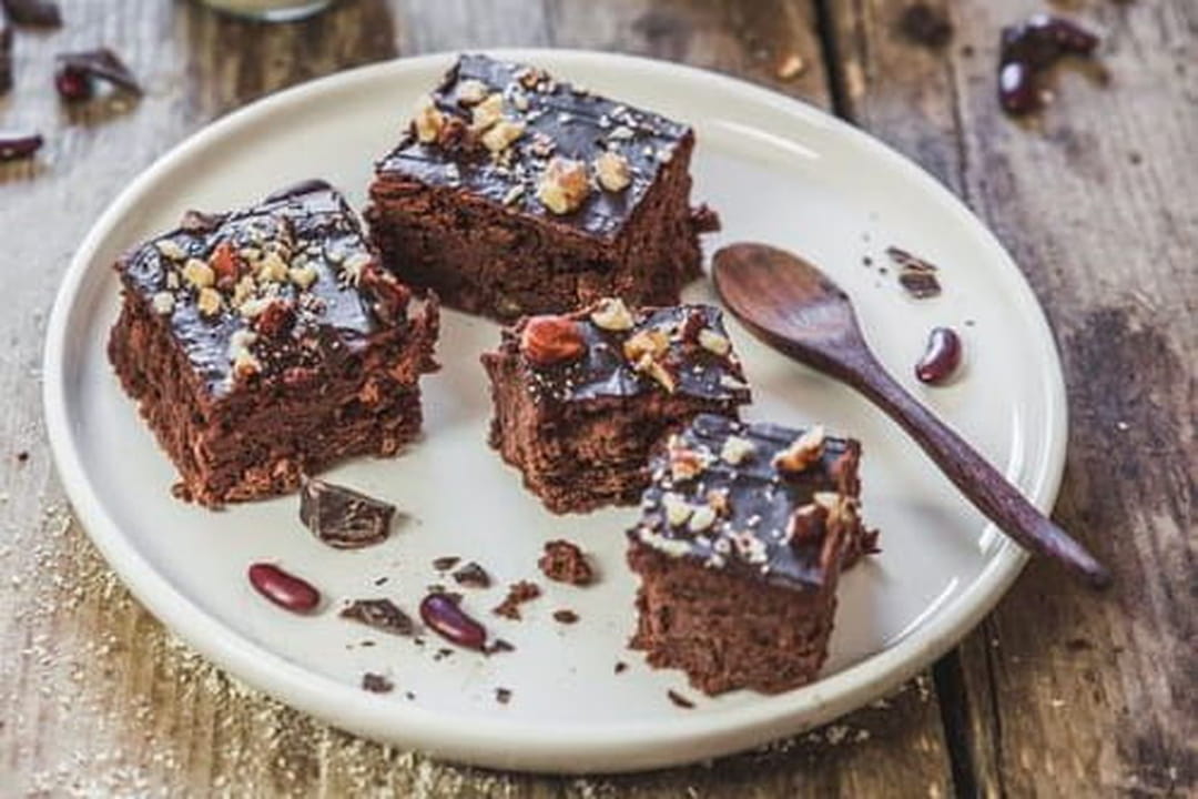 Brownie au chocolat et haricots rouges