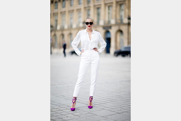 Le total look blanc