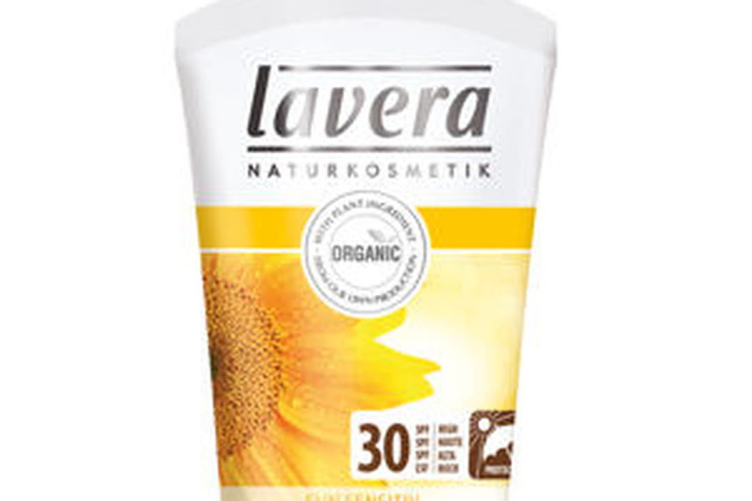 Crème solaire Peaux sensibles SPF 30 de Lavera