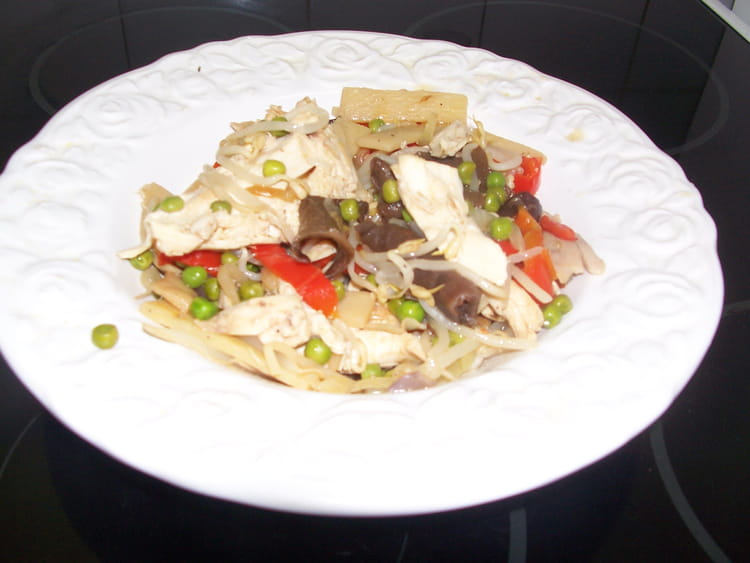 Recette de Poulet chop suey
