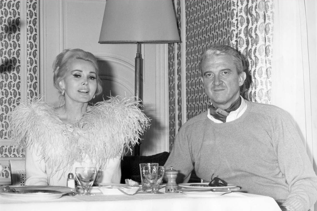 En 1966 avec son 5è mari, Joshua S. Cosden, Jr.