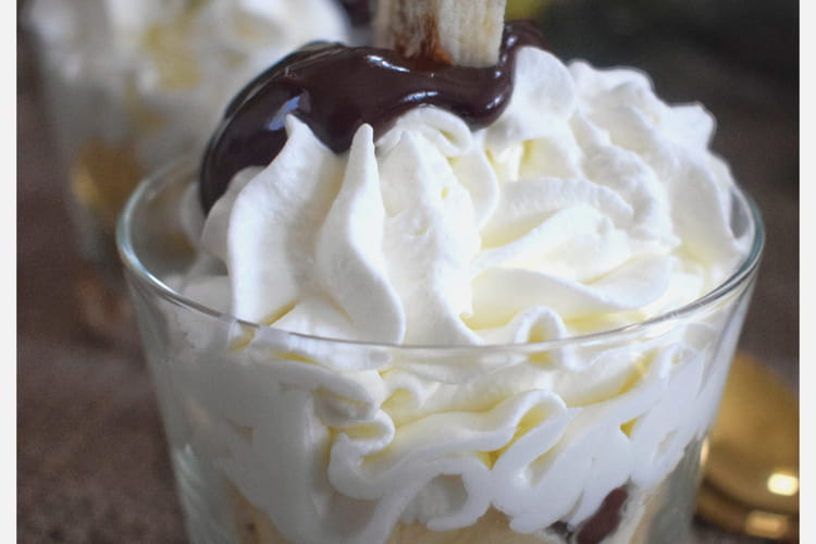 Recette de Mini banana split en verrine