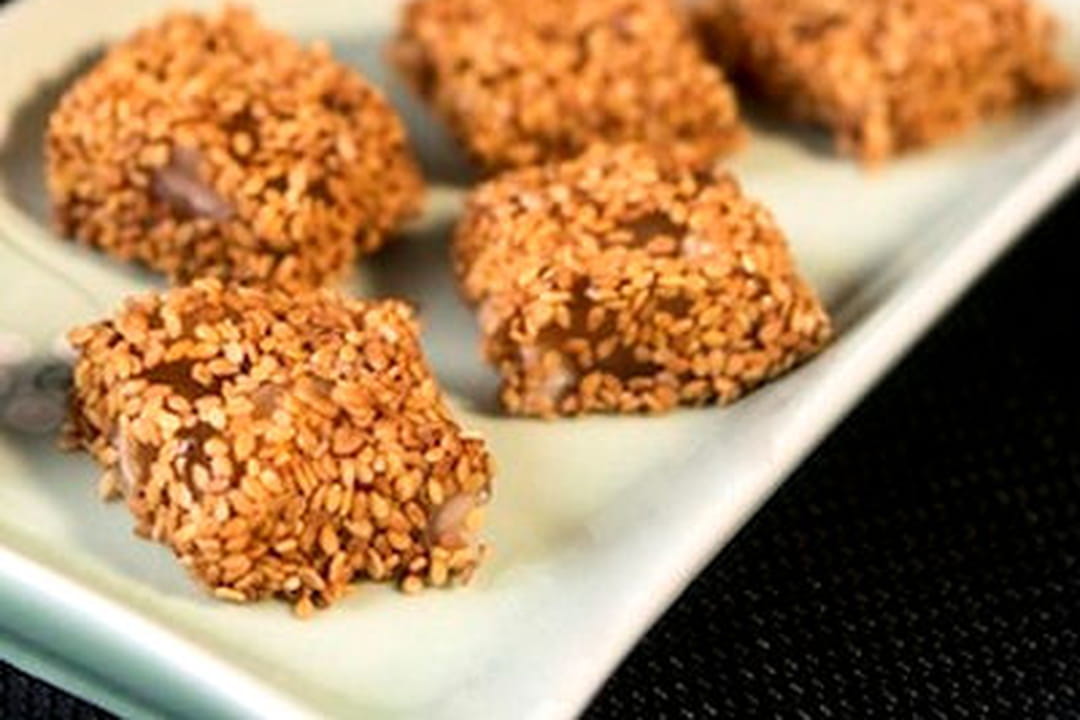 Nougat chinois aux cacahuètes et sésame