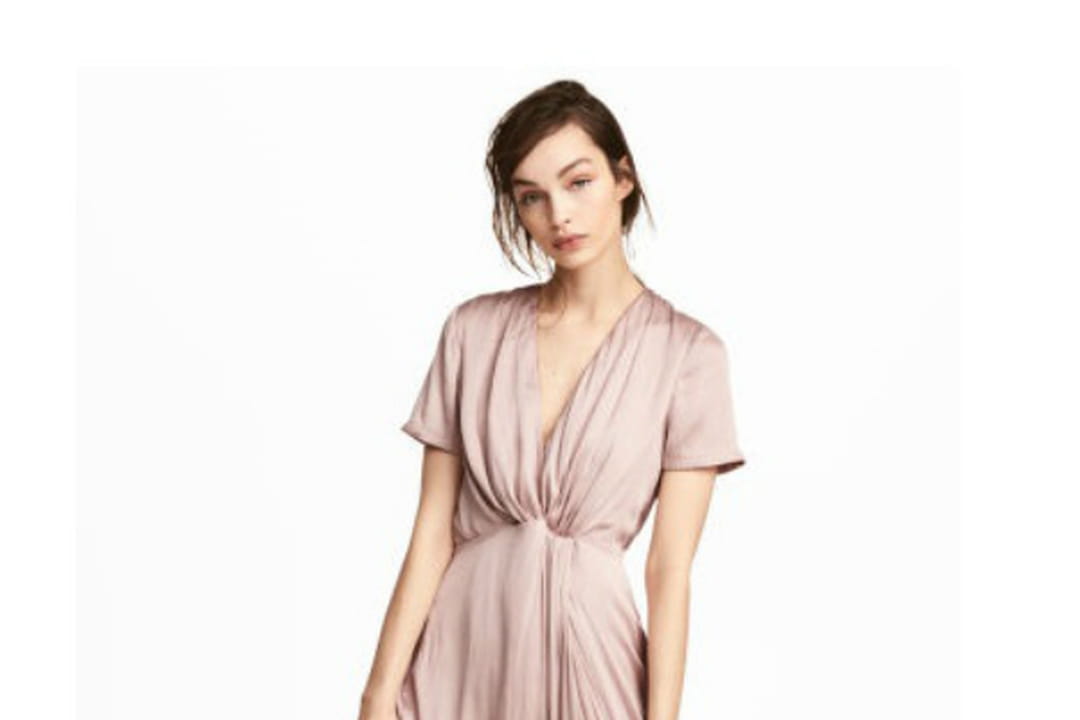 Robe en satin de H&M
