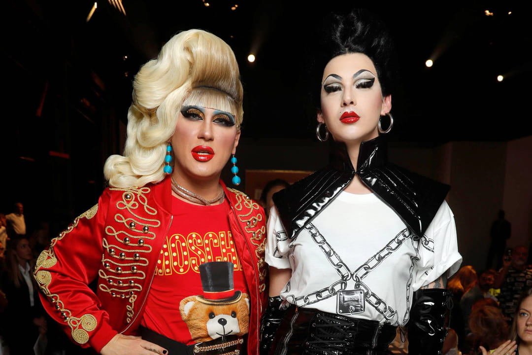 Jodie Harsh et Violet Chachki au défilé Moschino