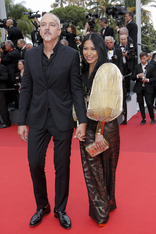 Anggun et son mari, le photographe Christian Kretschmar, à l'avant ...