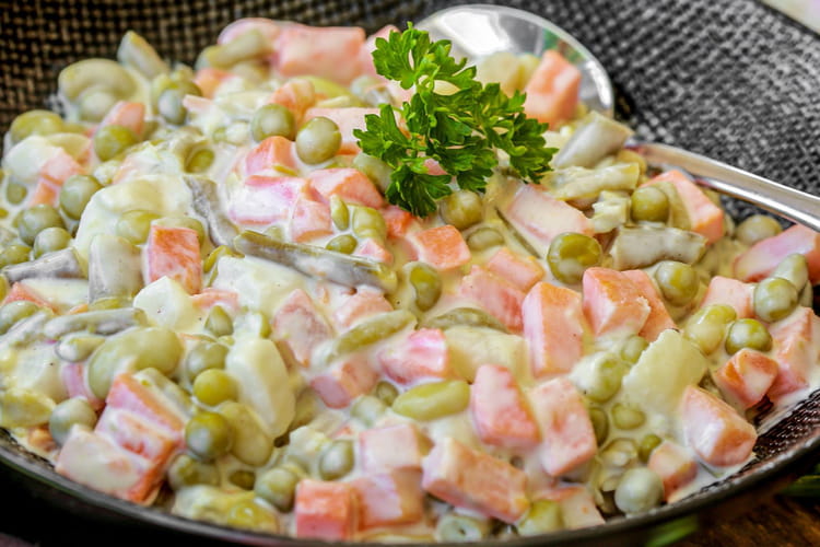 Macédoine de légumes à la mayonnaise : la meilleure recette