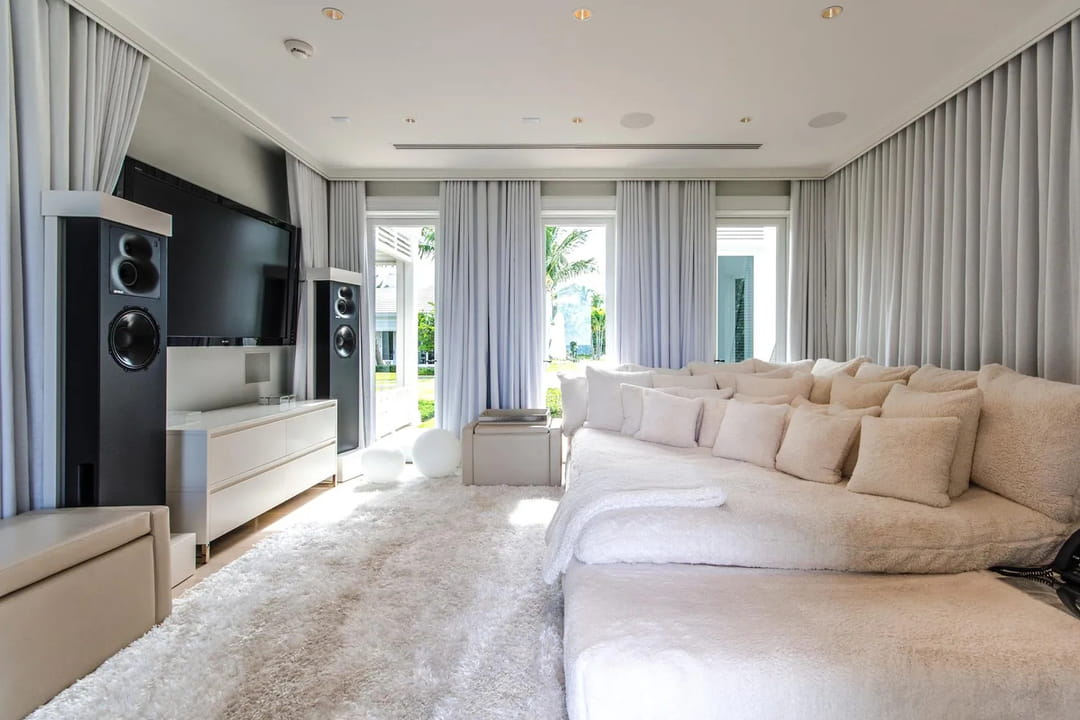 Un salon télé pour toute la famille