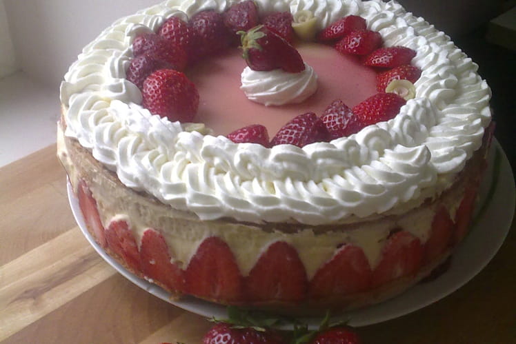 Recette de Fraisier traditionnel : la recette facile