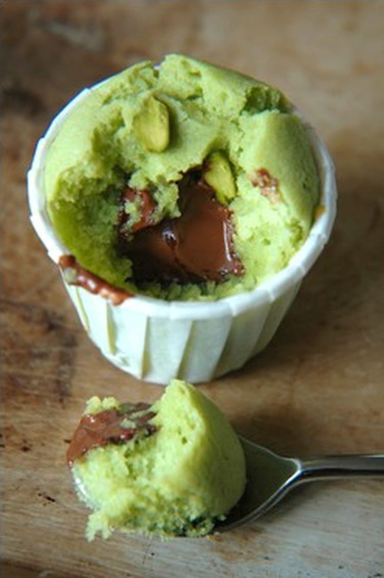Recette de Muffins à la pistache et gianduja fondant