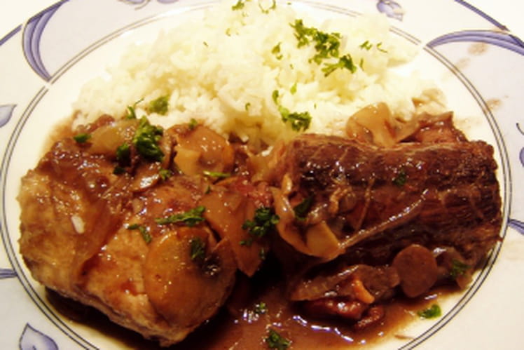 Recette de Saumonette à la Bourguignonne