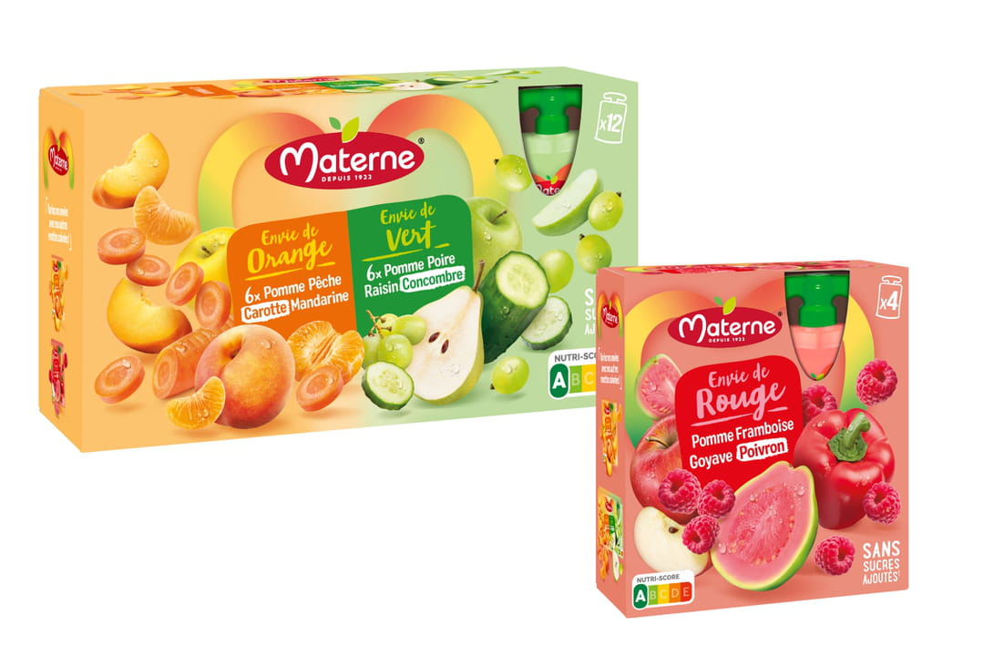 Compotes Materne - "Envie de"