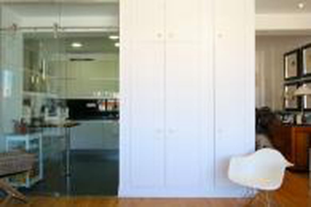 Cloison transparente en verre