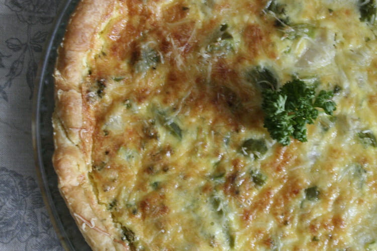 Recette de Quiche poisson et poivron