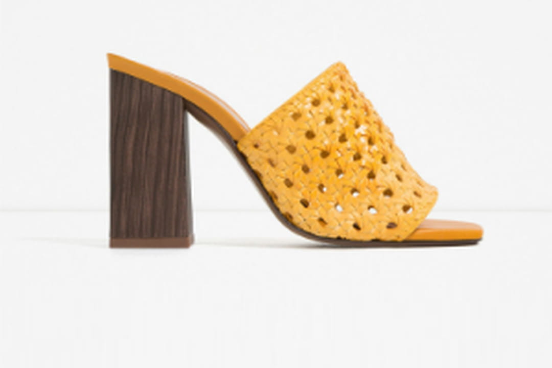 Mules tréssées de Zara