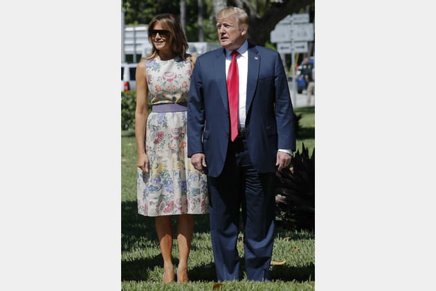 FLOP : Melania Trump en robe à fleurs