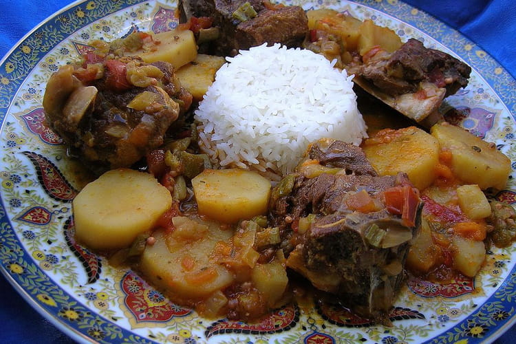 Recette de Cabri aux gombos et patates douces