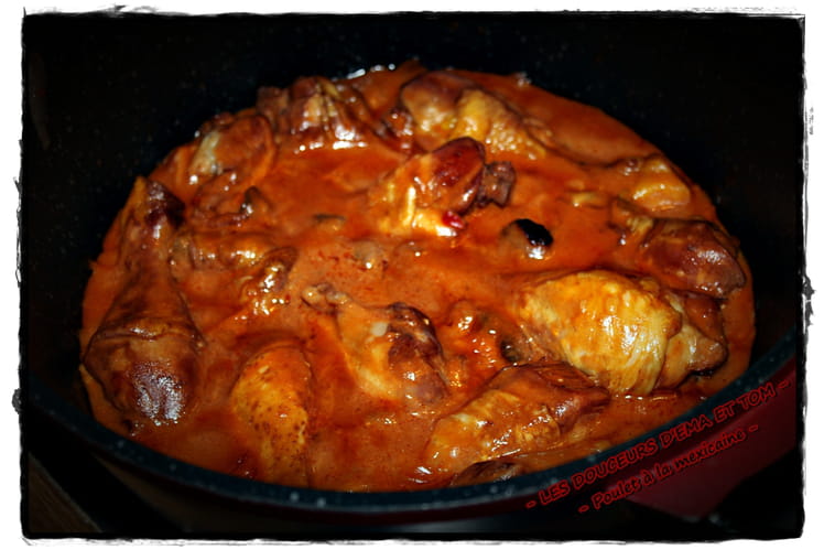 Recette de Cuisses de poulet à la sauce mexicaine