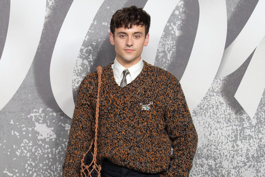 Tom Daley en pull tricoté