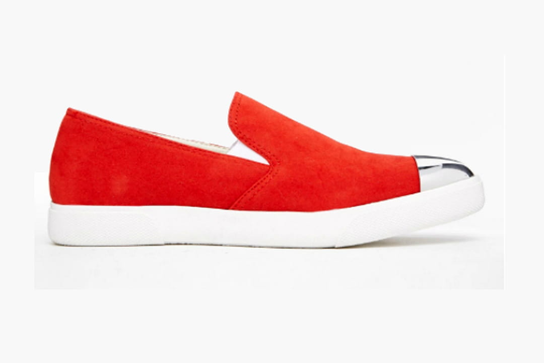 Slip-on rouges de Truffle Collection