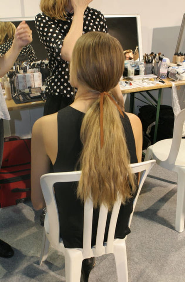 La coiffure du défilé