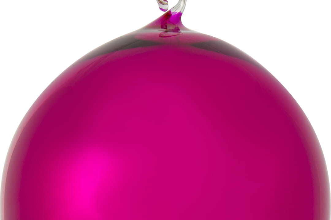 Ballon en verre soufflé fuschia Conran Shop