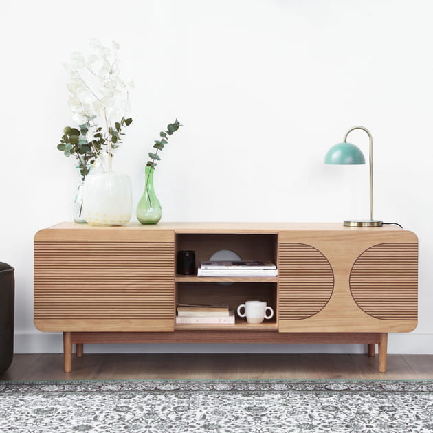 Un meuble TV graphique