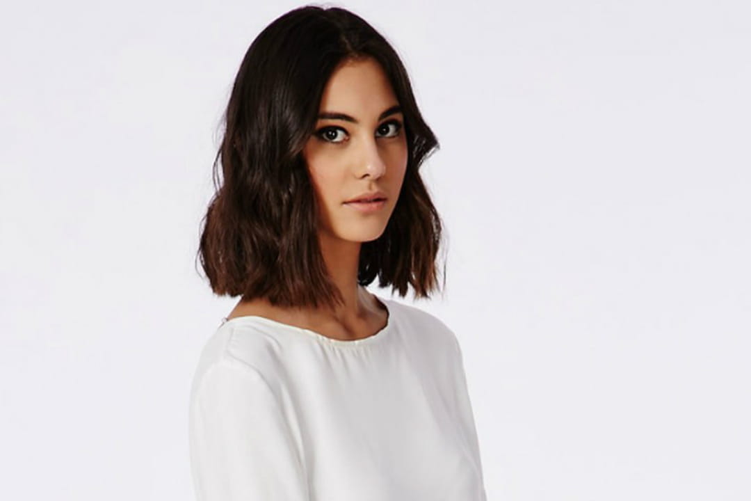 Short taille haute rose de Missguided