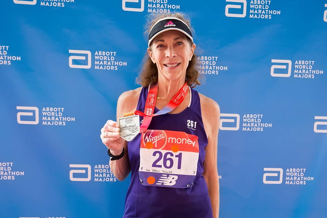 La marathonienne Kathrine Switzer à Londres en 2018