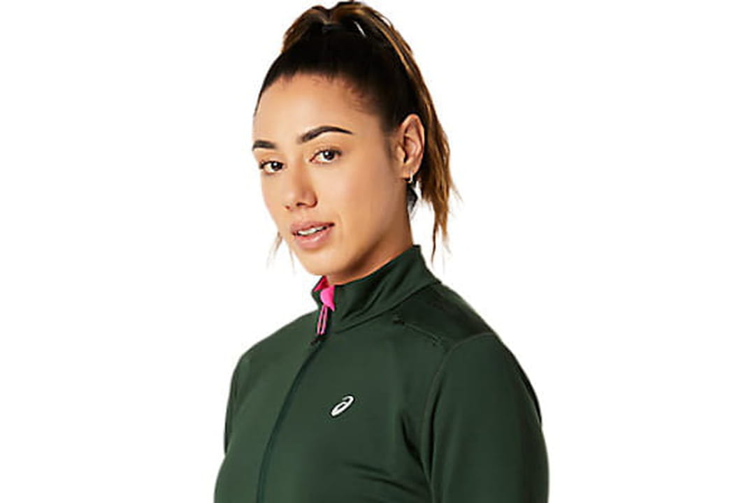 Top à manches longues vert