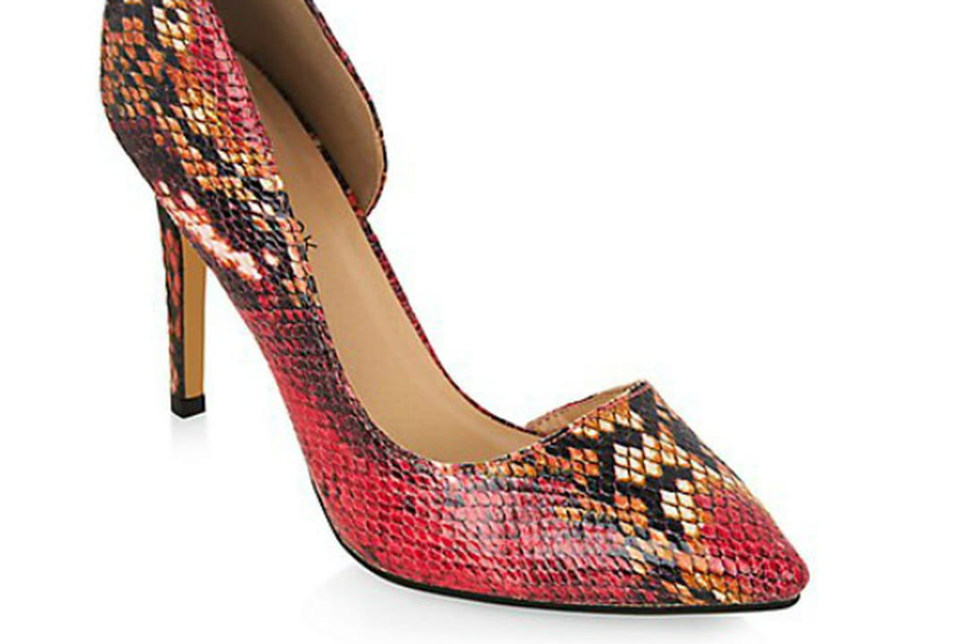 Escarpins python de New Look