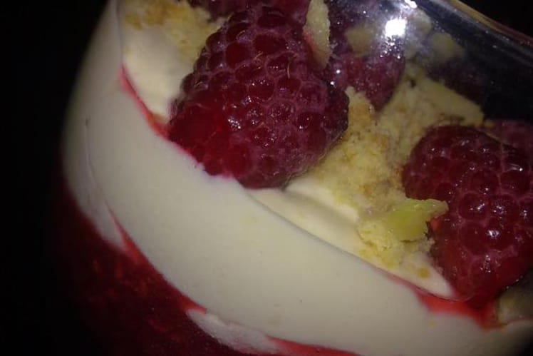 Recette Verrine framboises et mascarpone (Verrine dessert)