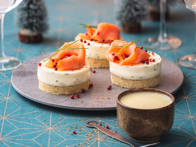 Recette de Cheesecake au saumon et à la Cancoillotte