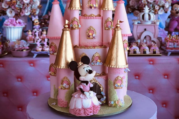 Gâteau château de Disneyland