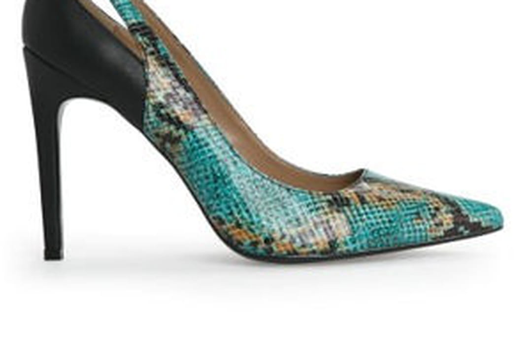 Escarpins python de Mango