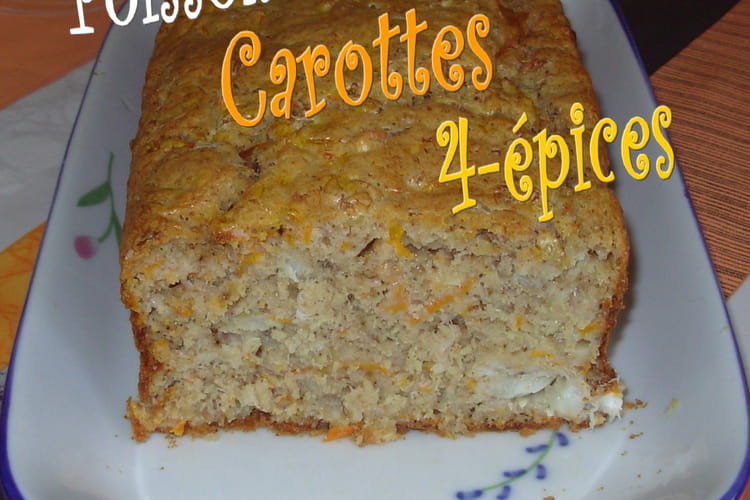 Recette de Cake au poisson, carottes et quatre-épices