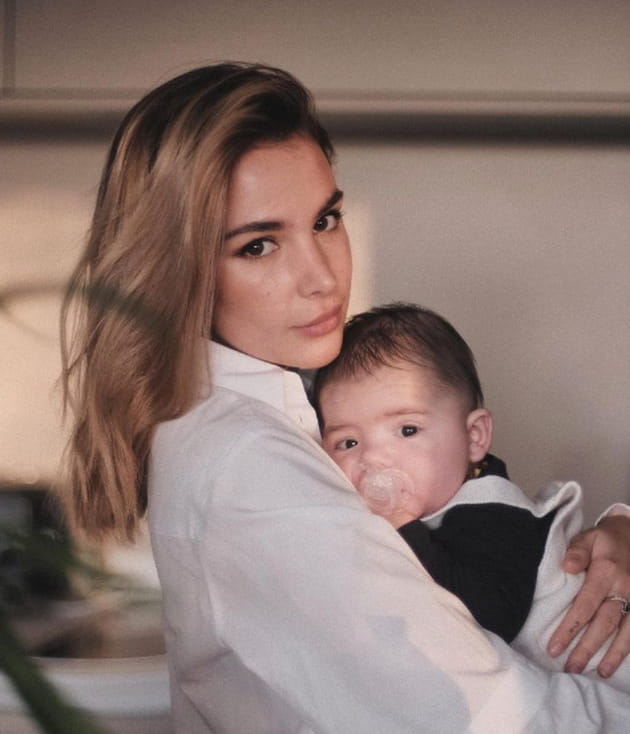 Jade Leboeuf prend la pose avec son fils Elon James