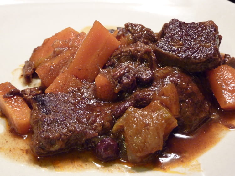 Recette Estouffade de boeuf à l'aigre doux
