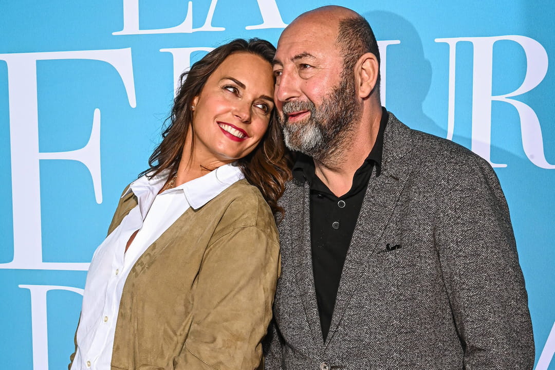 Julia Vignali et Kad Merad, amoureux complices à l'avant-première de "La vie pour de vrai"