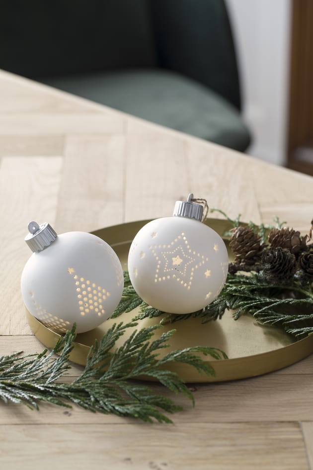 Boules de Noël à LED