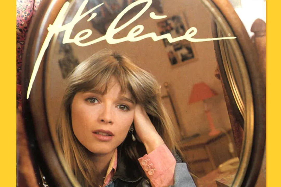 Hélène Rollès, plus femme, sur la pochette de son 2e album en 1992