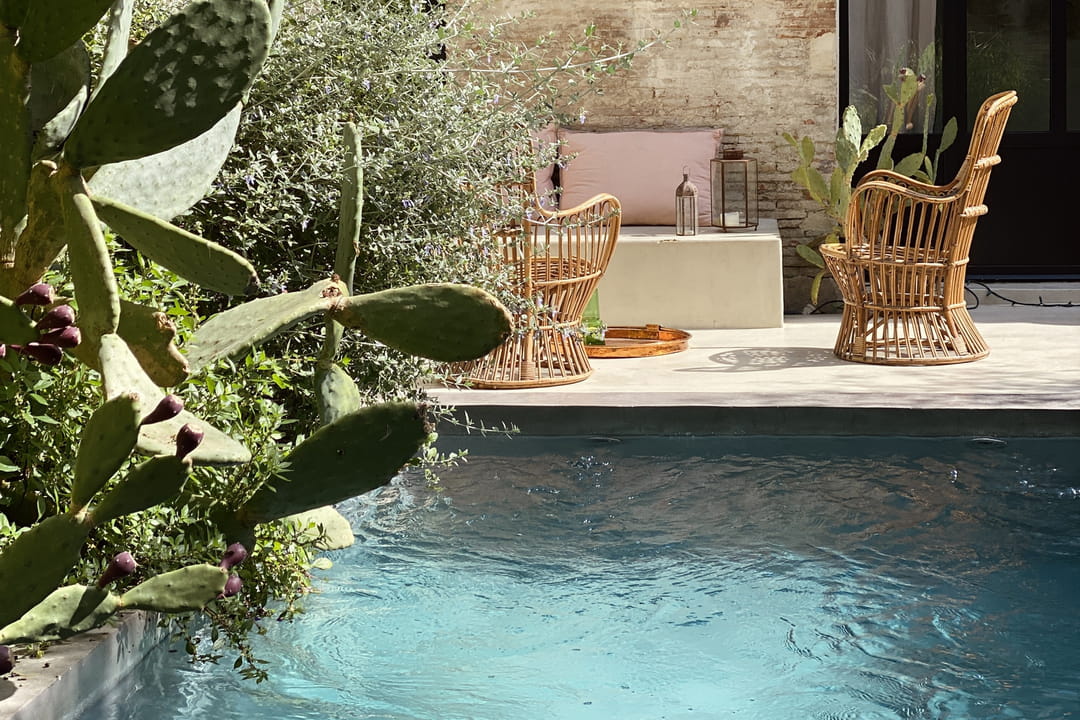 Un bassin comme une oasis en ville