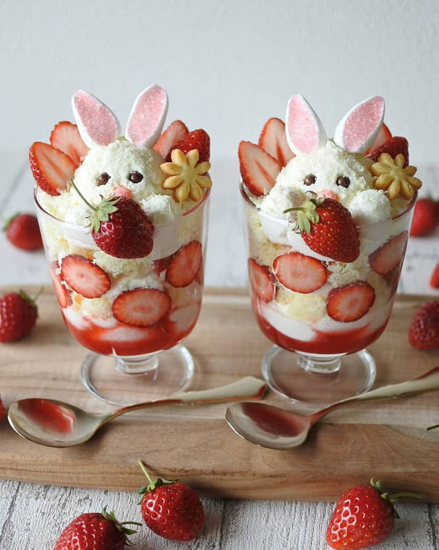 Verrine Lapinou Aux Fraises Verrine Lapinou Aux Fraises
