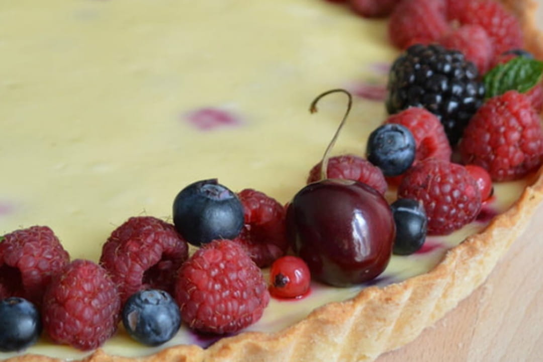 Tarte aux fruits rouges façon cheesecake