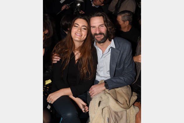 Frédéric Beigbeder et Lara Micheli au défilé Etam