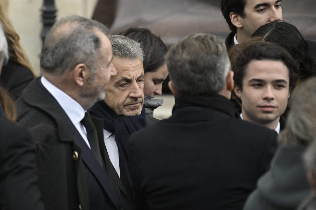 Nicolas Sarkozy aux obsèques de son père, Pal Sarkozy