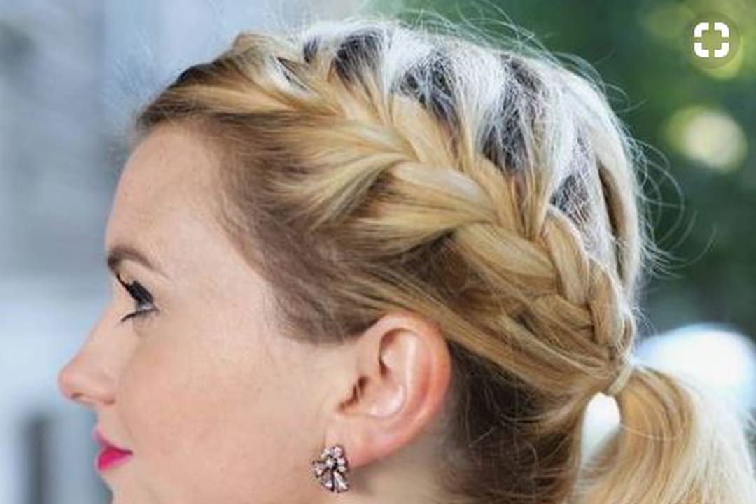 La queue de cheval tressée