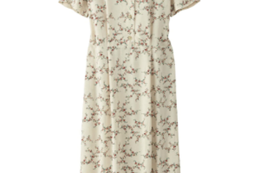 Robe imprimée en viscose de Inès de la Fressange X Uniqlo