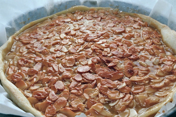Recette de Tarte aux amandes et miel : la recette facile