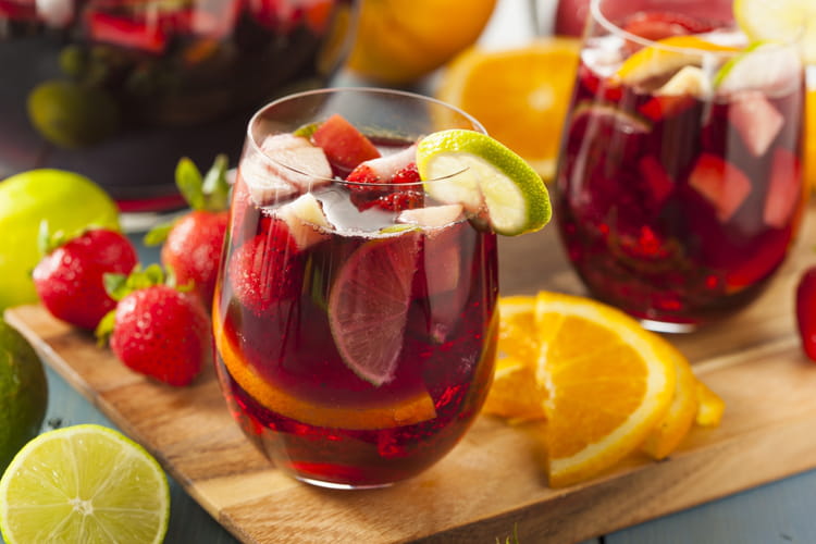 Sangria aux fruits d'été
